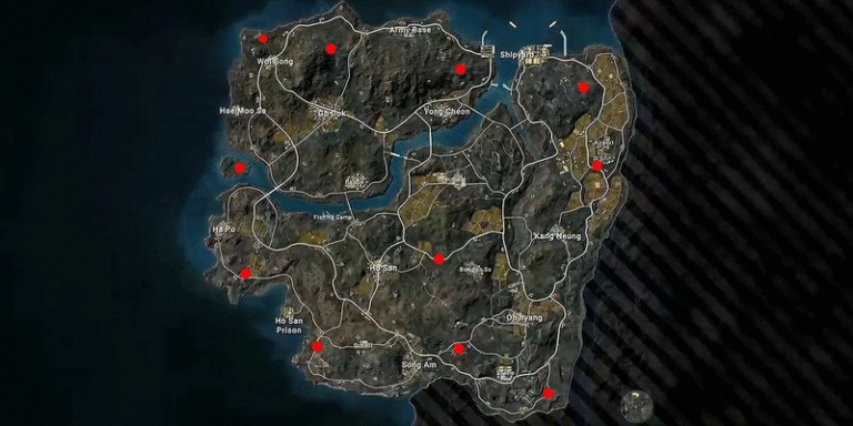 PUBG Secret Basement Locations Taego and Erangel - Information Bag ...